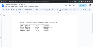 Copy and Paste Tables from ChatGPT to Word or Docs - Sam Ficek